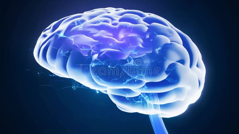 Exploring the Functions of the Human Brain in a Digital Animation Stock ...