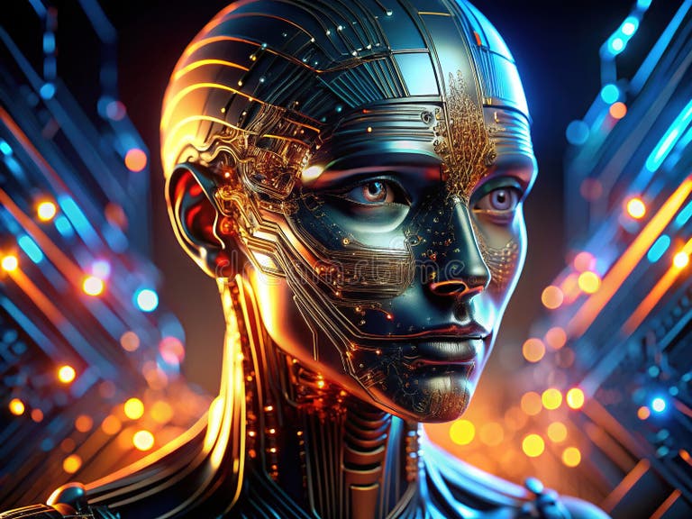 Exploring the Future of Artificial Intelligence a Futuristic Robotic AI ...