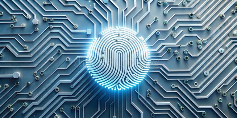 Exploring the Future of Biometric Security a Minimalist Visualization ...