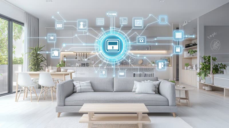 Exploring the Future of Connectivity with a Stunning Wall Mural of an ...