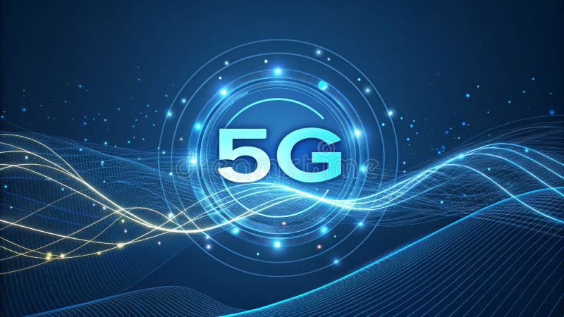 Exploring the Future of 5G Technology Stock Illustration - Illustration ...