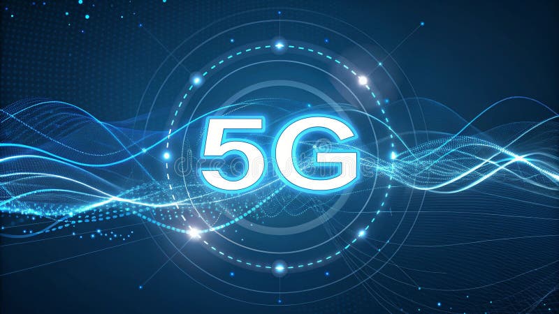 Exploring the Future of 5G Technology Stock Illustration - Illustration ...