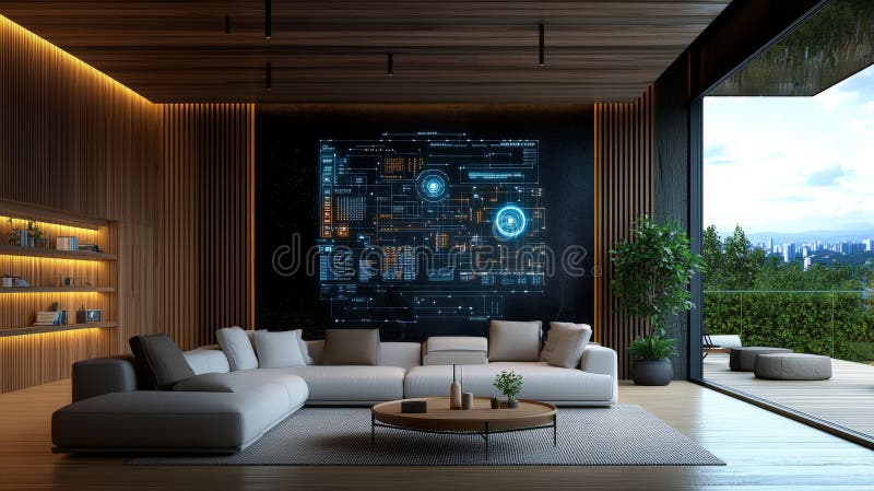 Exploring the Future of Interior Technology in Modern Living Rooms with ...