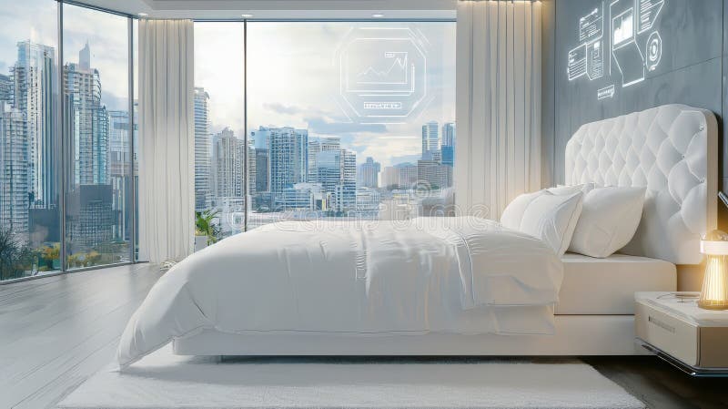 Exploring the Future of IoT with a Comfortable Bed Featuring a Sleek ...