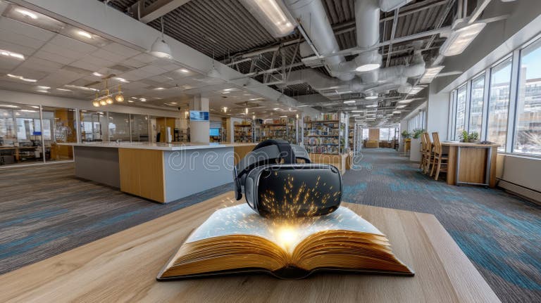 Exploring the Future of Learning through Virtual Reality in Modern Educational Spaces Stock ...