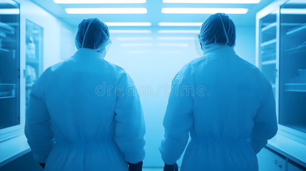 Exploring the Future of Science in a High-Tech Lab Environment Stock ...