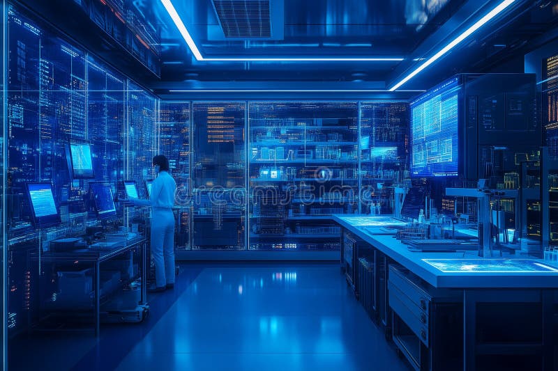 Exploring the Future of Science in a High-tech Laboratory Filled with ...