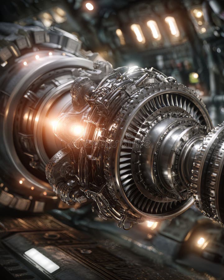 Exploring the Future of Space Innovation: Close-Up Look at Jet Engine ...
