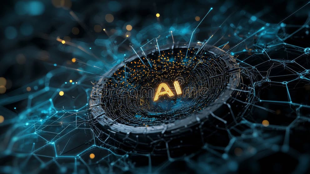 Exploring the Future of Technology with a Glowing AI Computer Chip that ...