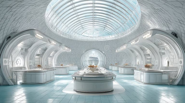 Exploring the Future: a Visionary Room with a Circular Ceiling Inspired ...