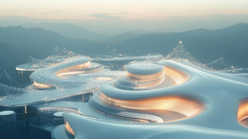 Exploring Futuristic Architecture, a Digital Landscape Design with ...