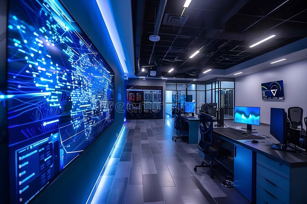 Exploring A Futuristic Control Room Network Visualization Data Monitoring And Advanced