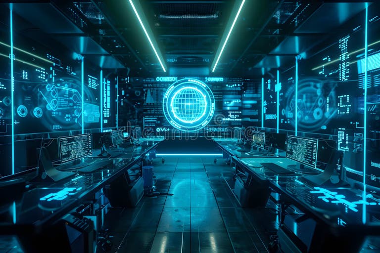 Exploring a Futuristic Cyber Security Control Center, a Visual Journey ...