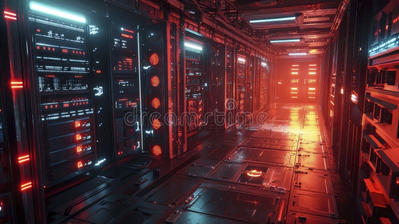 Exploring Futuristic Data Centers High-tech Environments and Ai-driven ...