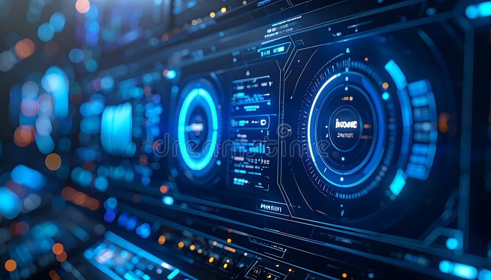 Exploring Futuristic Data Visualization Interfaces Digital Workspace Ui ...