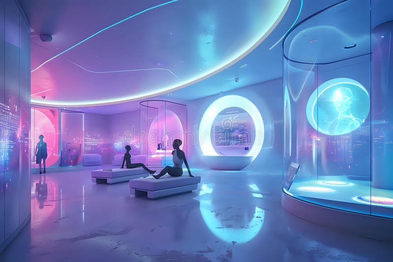 Exploring Futuristic Interior Design, a Relaxing Virtual Environment ...