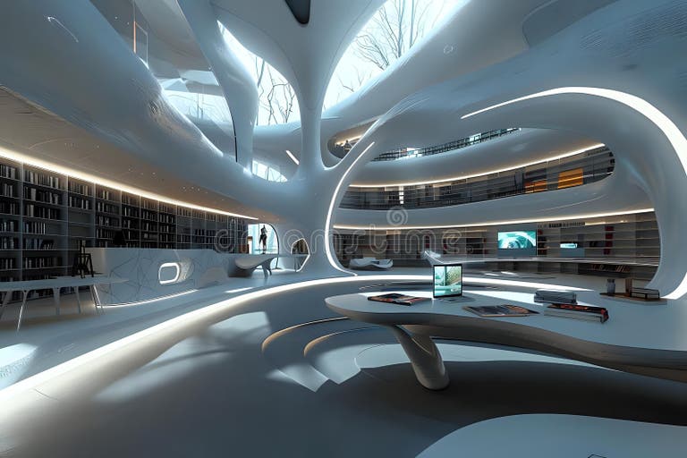 Exploring Futuristic Library Design, a Study of Organic Architecture S ...
