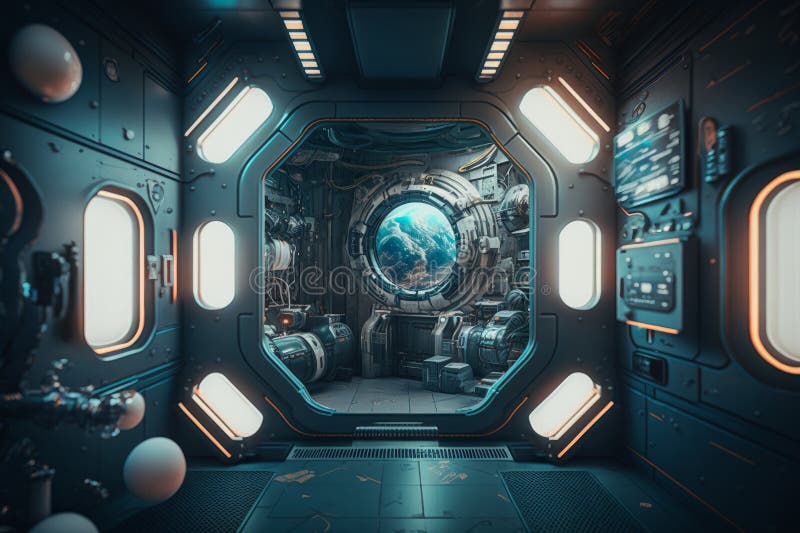 DedBionic Space Station: Unreal Engine 5 Photography Stock Photo ...