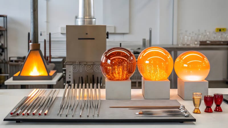 Exploring Glassblowing Techniques at an Artisan Studio in Bright ...