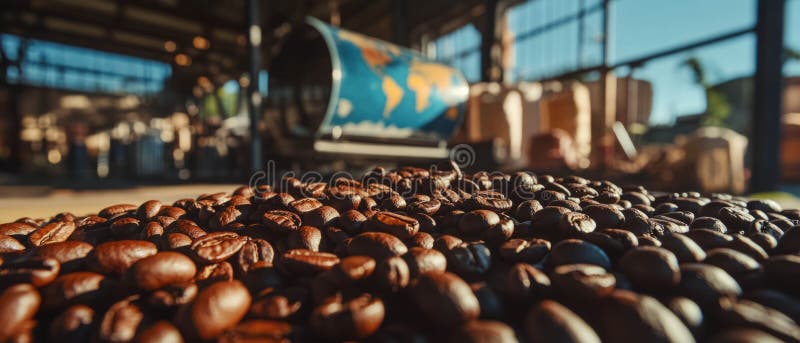 Exploring Global Connections through Double Exposure of Coffee Beans ...