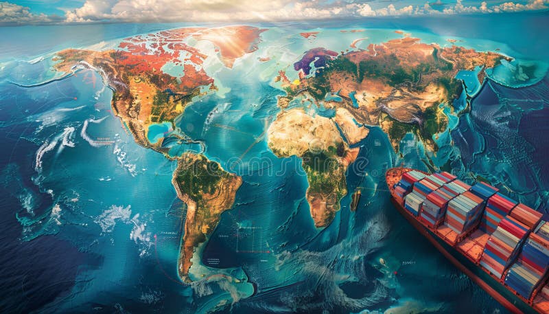 Exploring Global Trade Mapping Key Shipping Routes and Supply Chain ...