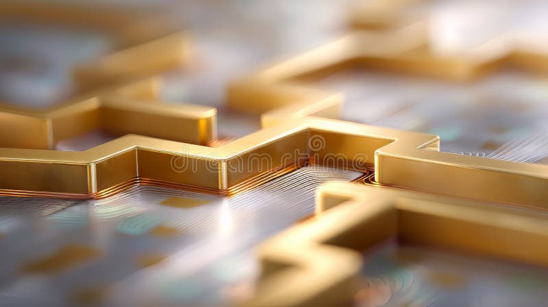 Exploring the Golden Elegance of a 3D Quantum Computing Model Designed ...