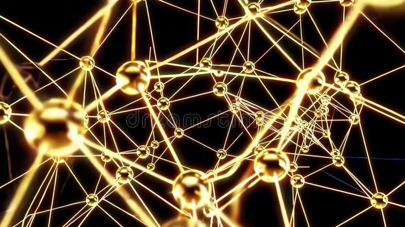 Exploring Golden Network Structures in Cinematic Footage Stock Video ...