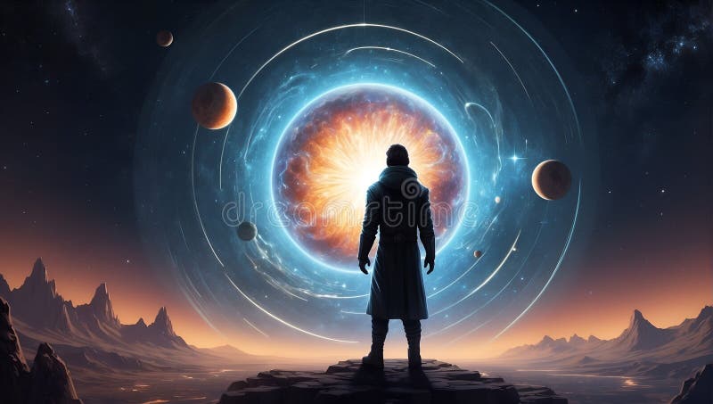 Exploring Gravity S Mysteries in the Cosmos. Ai Generated Stock ...