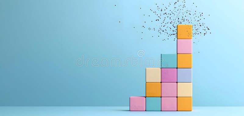 Exploring the Heights of Creativity: a Colorful Stack of Building ...