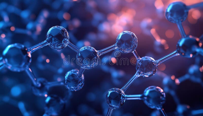 Exploring the Hexagonal Structure of Molecules in Chemistry Stock Photo ...