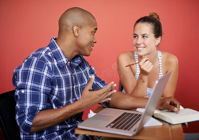Exploring Ideas in Class. a Group of University Students Studying ...