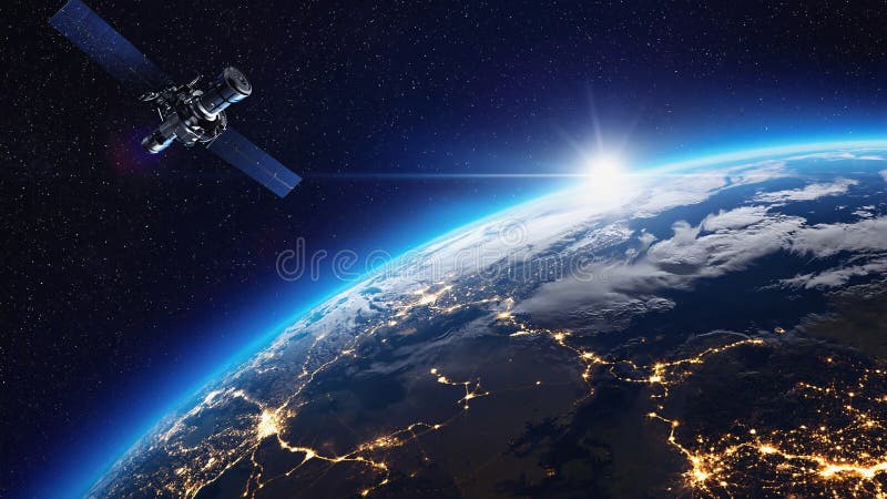 Exploring Illuminated Earth from Space with a Satellite Capturing ...