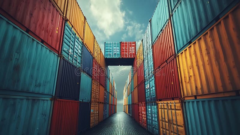 Containerization Challenges Stock Illustrations – 17 Containerization ...