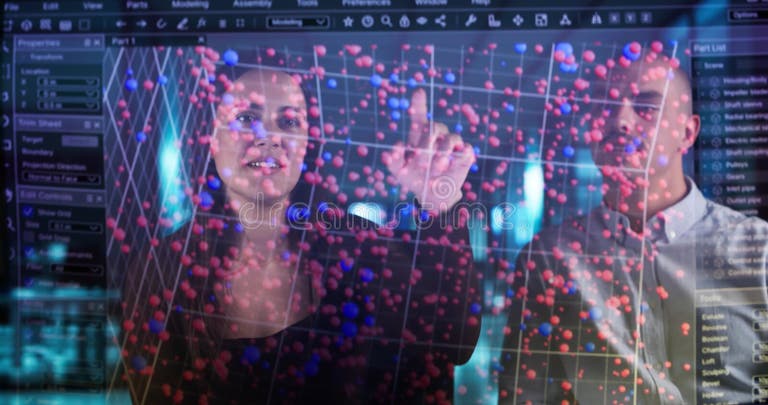 Exploring Industrial Automation with Big Data Mining Stock Photo - Image of administrator ...