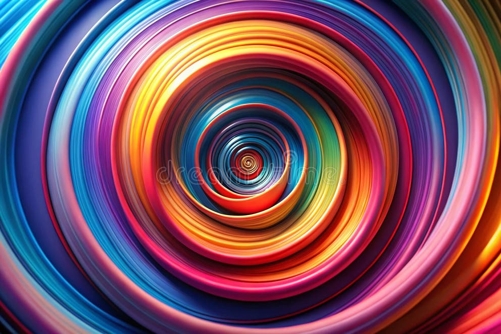 Exploring the Infinite a Captivating Abstract Photography of a Looping ...