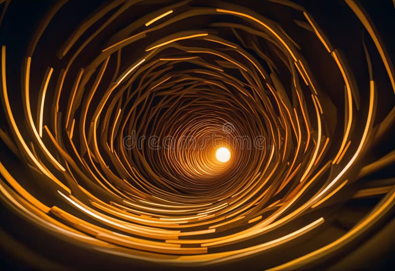 Exploring the Infinite Depths of Space and Time Stock Illustration ...