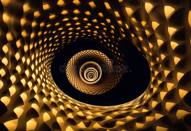 Exploring the Infinite Depths of Space and Time Stock Illustration ...