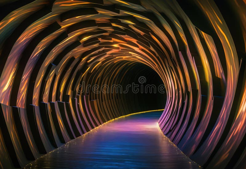 Exploring the Infinite Depths of Space and Time Stock Illustration ...