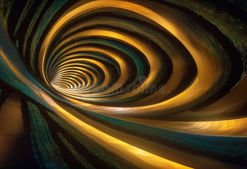 Exploring the Infinite Depths of Space and Time Stock Illustration ...