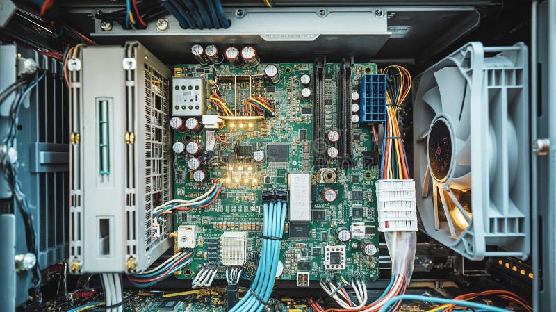 Exploring the Inner Workings of a Computer Opened Computer Case ... Exploring the Inner Workings of a Computer Opened Computer Case ...