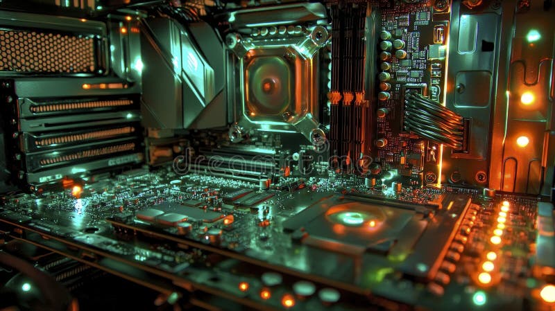 Exploring the Inner Workings of a Powerful Desktop Computer with Led ... Exploring the Inner Workings of a Powerful Desktop Computer with Led ...