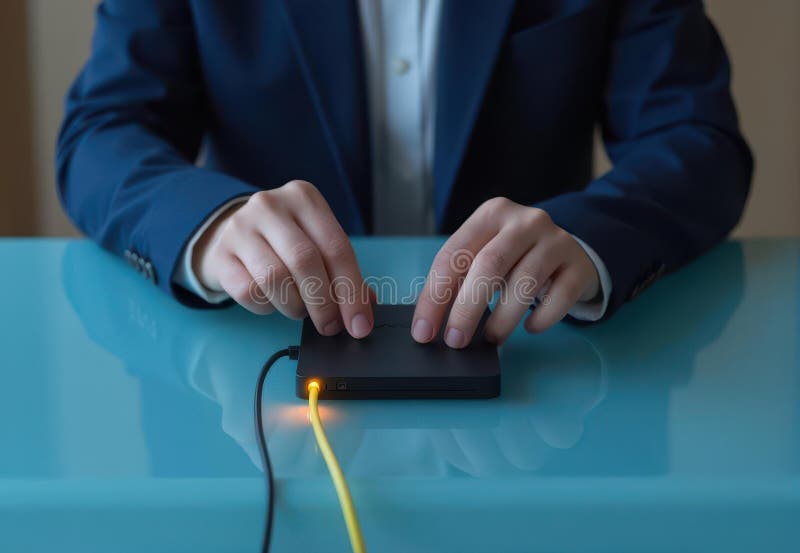 Exploring Innovation Tech Interactions Modern Workspace Stock Photos ...