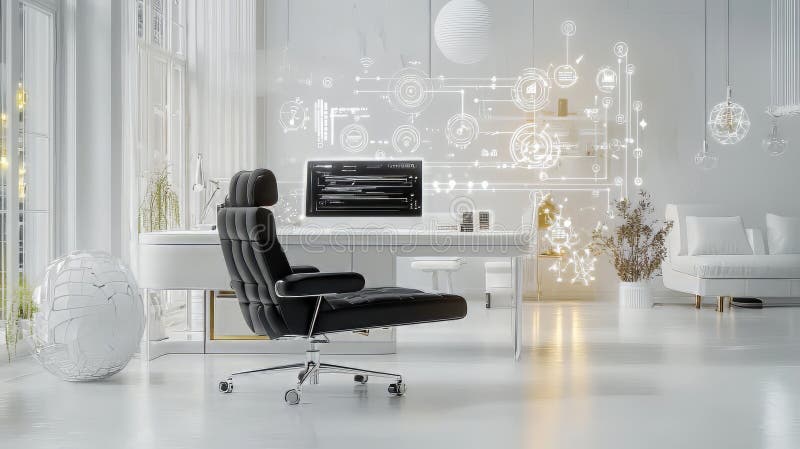 Exploring the Interconnected World of IoT in a Minimalist White Room ...