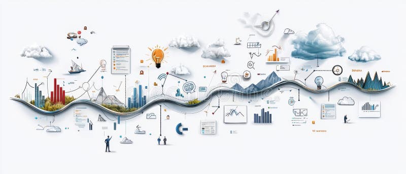 Exploring the Interconnection of Data Cloud Icons and Business Insights ...