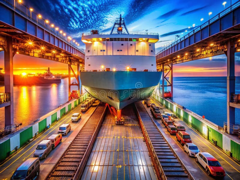 Exploring the Interior of a Massive RollonRolloff MultiPurpose Cargo ...