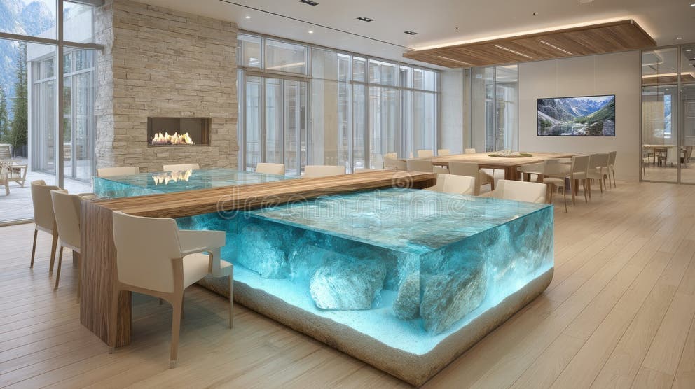 Exploring the Intersection of Finance and Nature in a Dining Room with ...