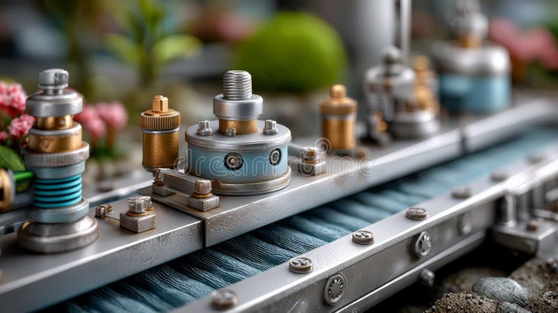 Exploring the Intersection of Flora and Technology in a Futuristic Machine Garden Concept Stock ...