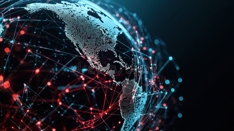 Exploring the Intersection of Investment and Technology with a Globe ...