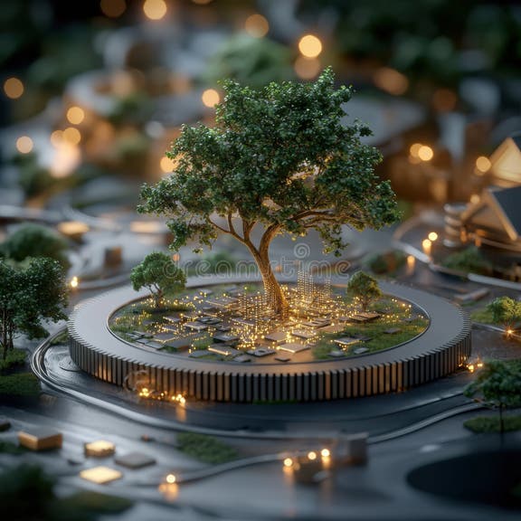 Exploring the Intersection of Nature and Technology: a Model of a Tree ...