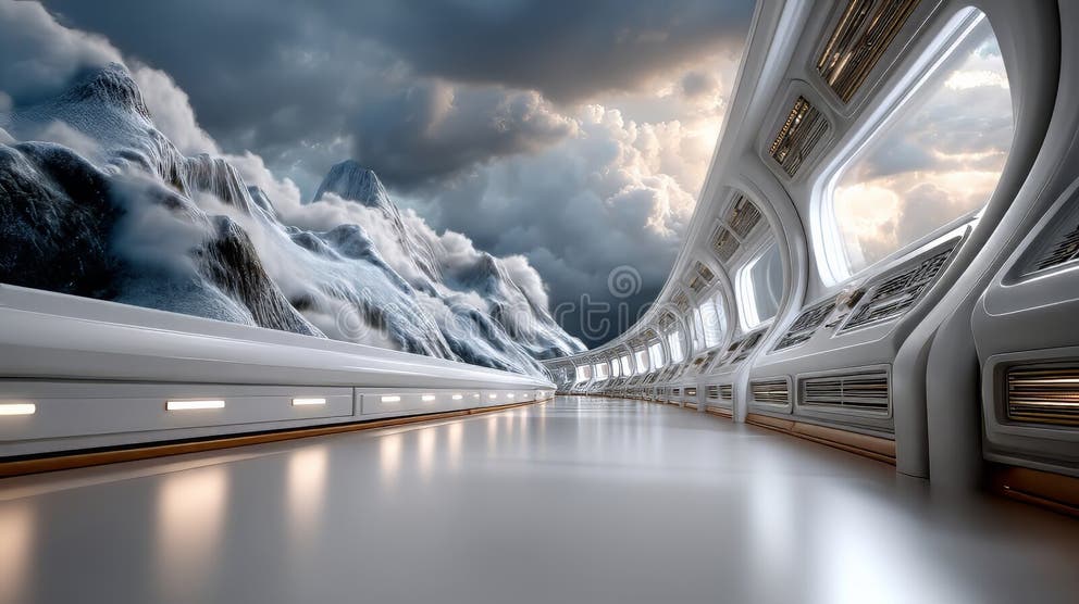 Exploring the Intersection of Quantum Computing and Natural Landscapes in a Beautiful Train ...